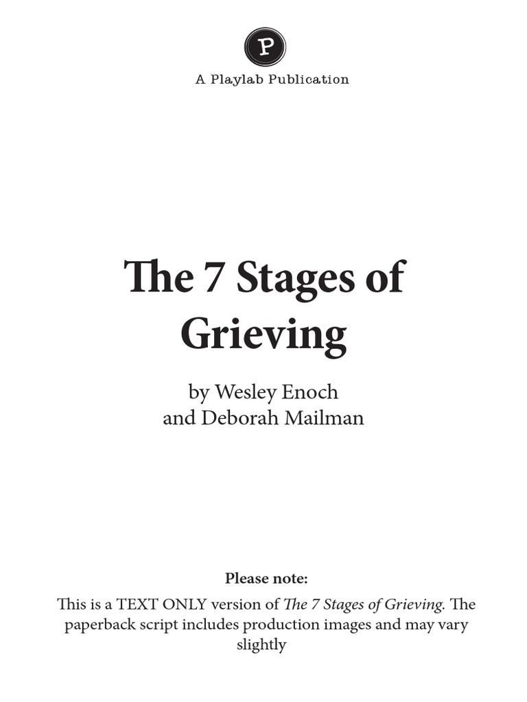 The 7 Stages of Grieving | PDF