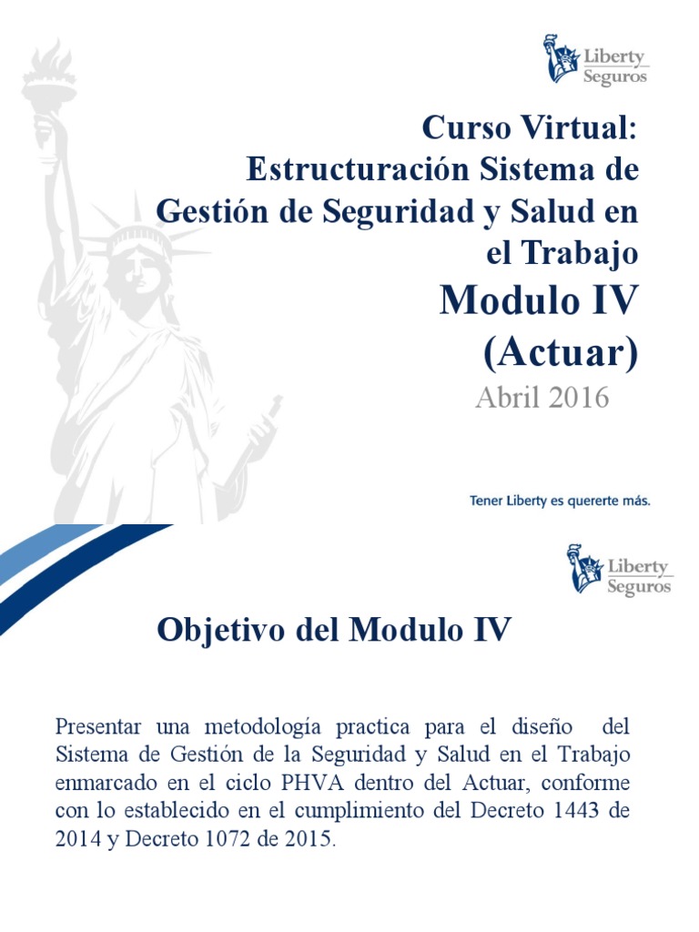 Modulo Iv - SG - SST Liberty | PDF | Información