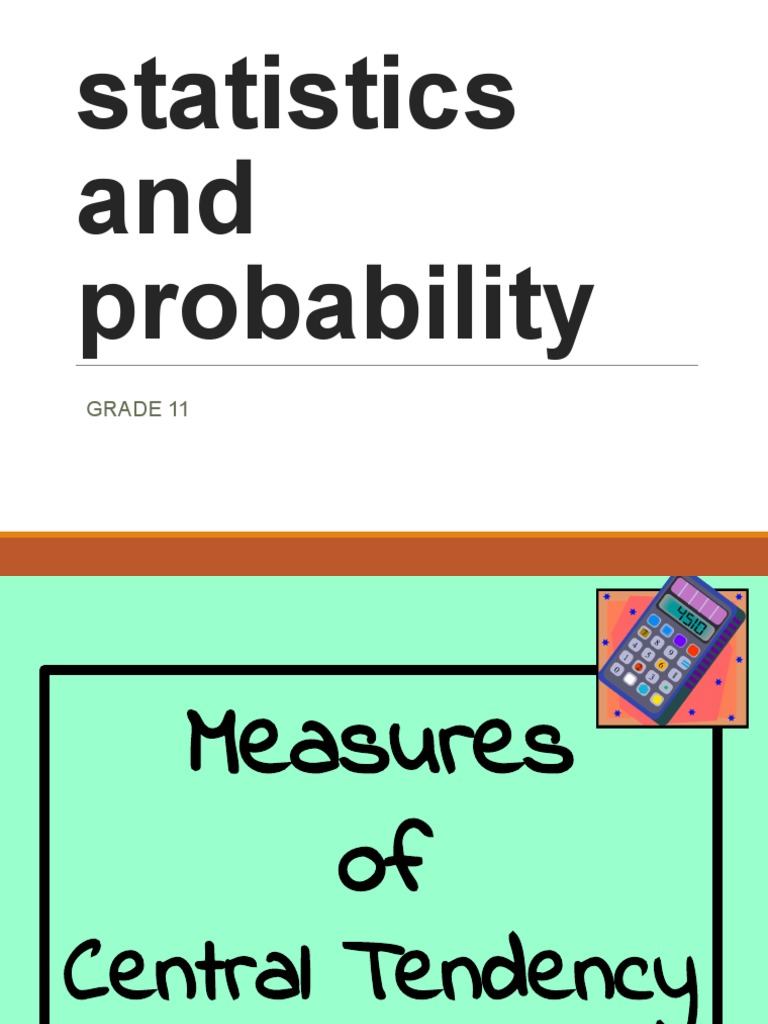 Measures of Central Tendency (Grouped Data) | Download Free PDF ...