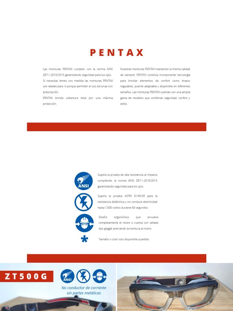PENTAX Catalogo | PDF