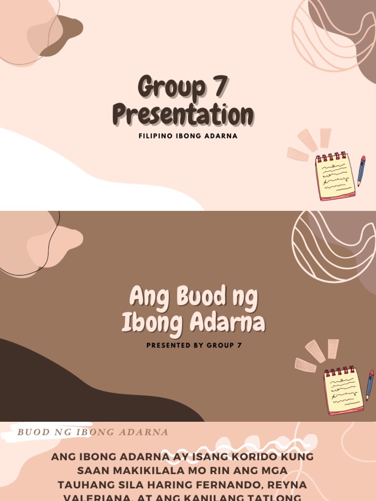 Group 7 Group 7 Presentation Presentation: Filipino Ibong Adarna | PDF
