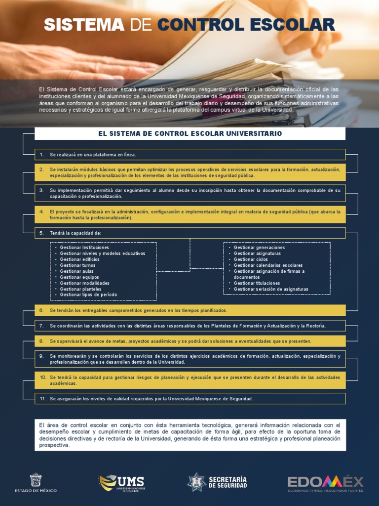 Sistema Escolar para Seguridad Pública | PDF