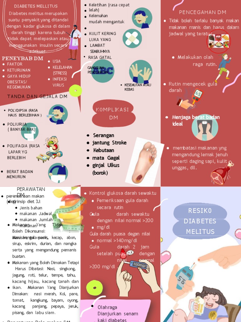 5. Leaflet Resiko Dm | PDF