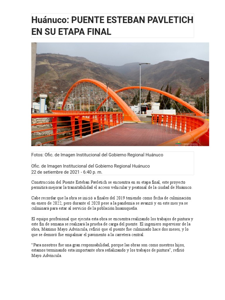 Puente | PDF