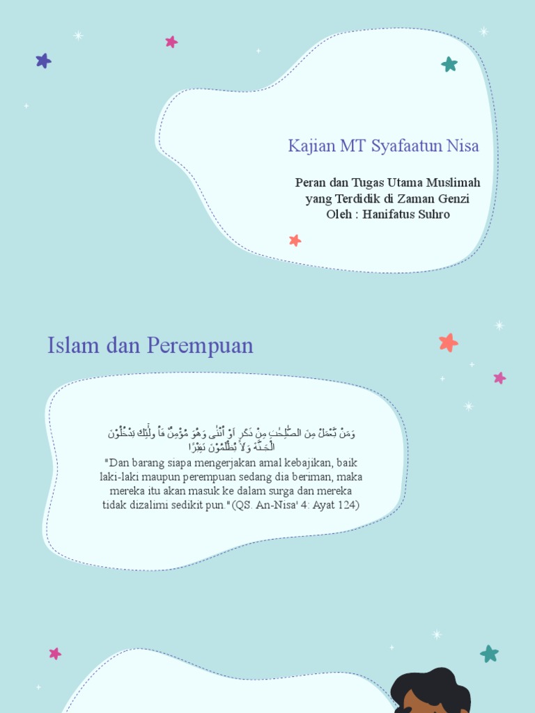 Tugas Dan Peran Muslimah Generasi Z | PDF