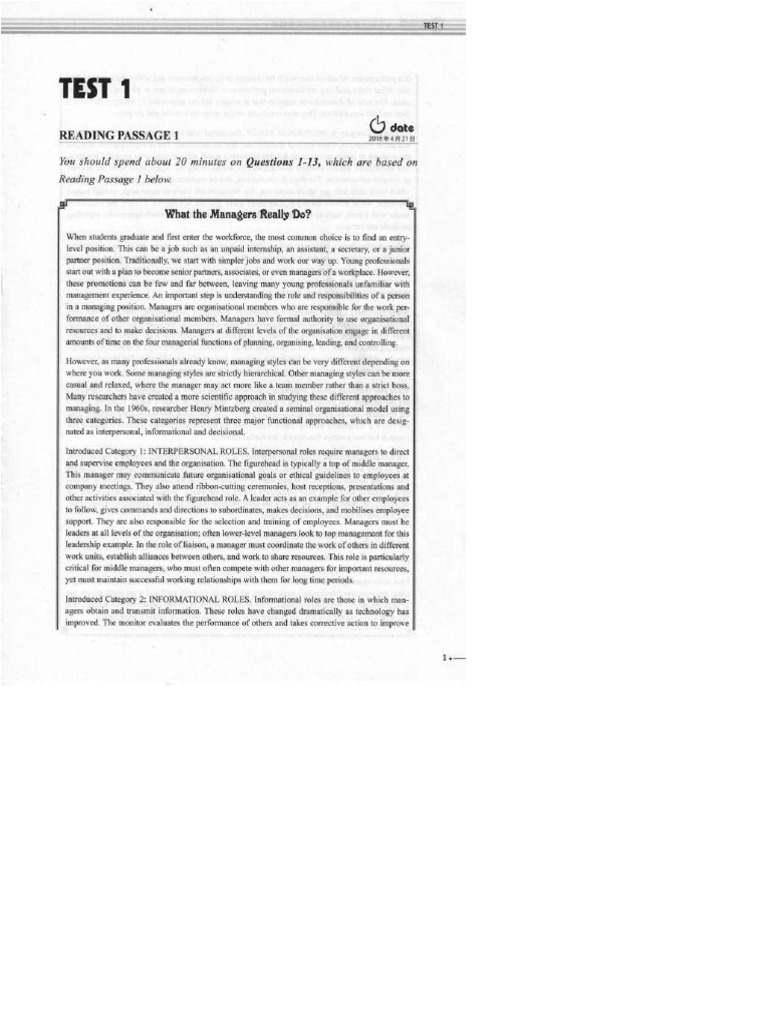 IELTS Reading Recent Actual Tests Vol 5 2 | PDF