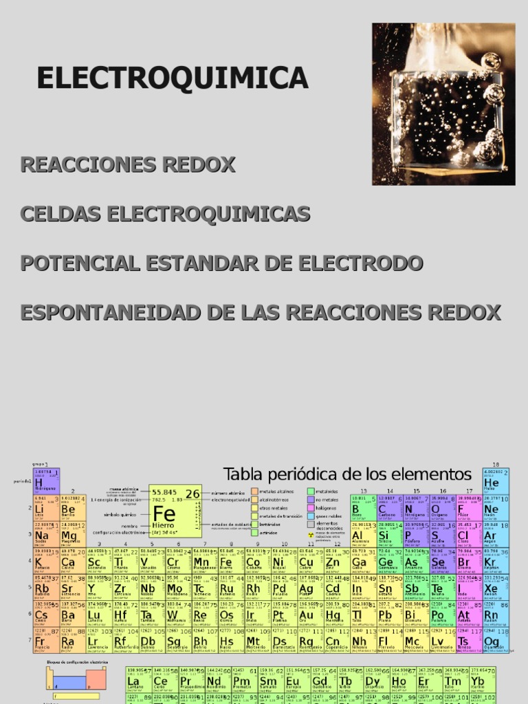 Reacciones Redox | PDF | Redox | Electroquímica