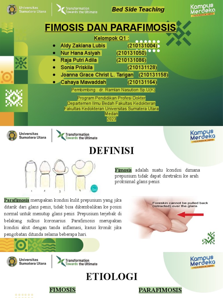 Fimosis dan Parafimosis: Definisi dan Penanganan | PDF