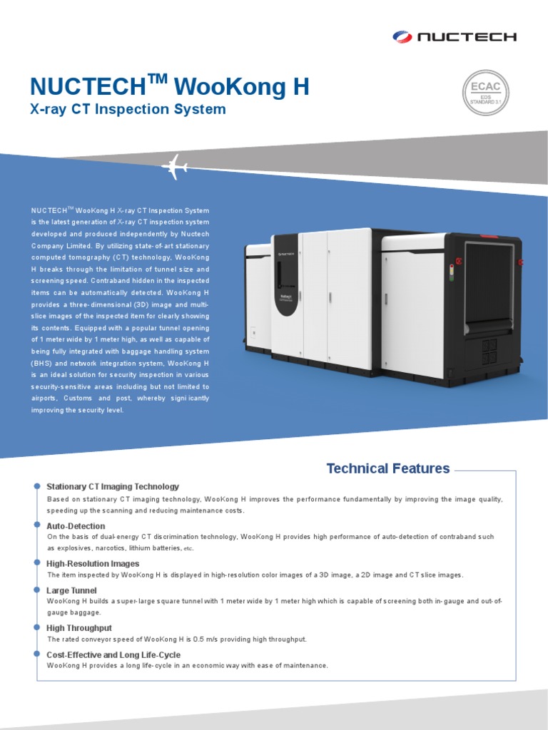 Nuctech WooKong H | PDF | Ct Scan