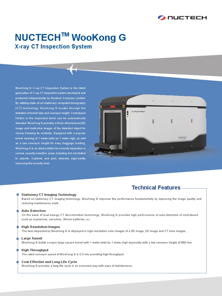 Nuctech WooKong G | PDF | Ct Scan | X Ray