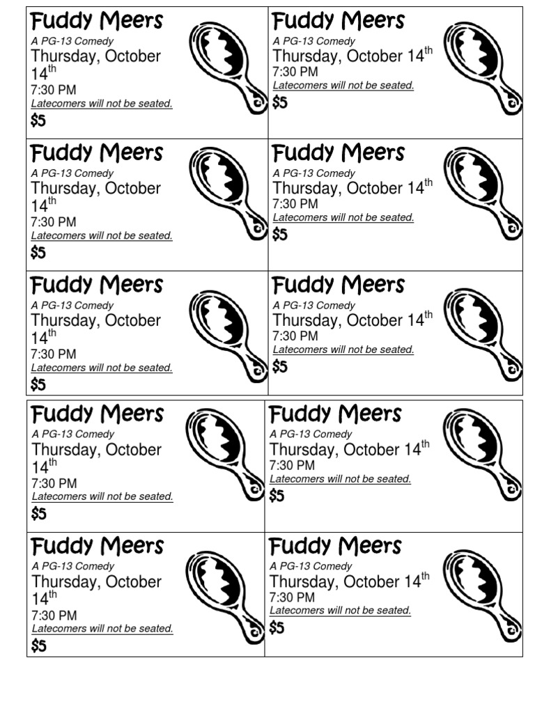 Comedy Night: Fuddy Meers | PDF
