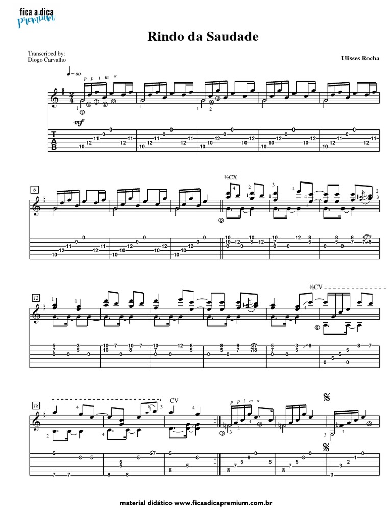 Rindo Da Saudade | PDF