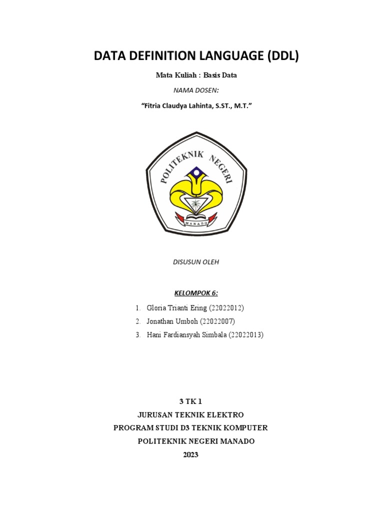 Data Definition Language 2 | PDF