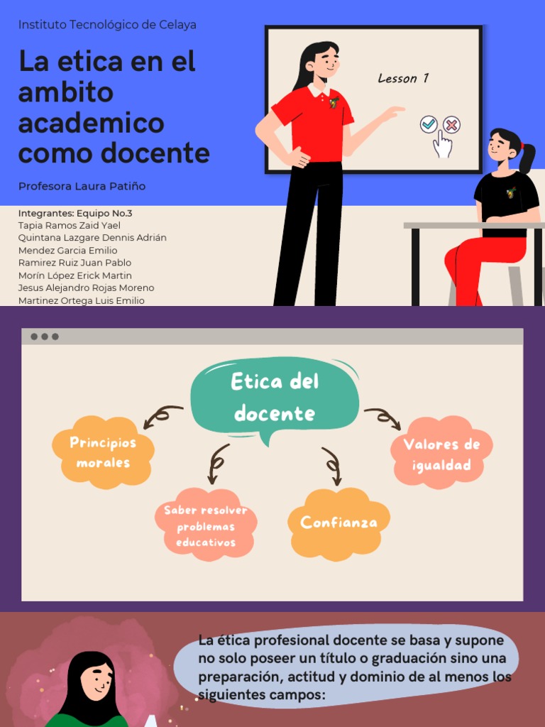 La Etica en El Ambito Academico Como Docente | PDF | Maestros | Aprendizaje