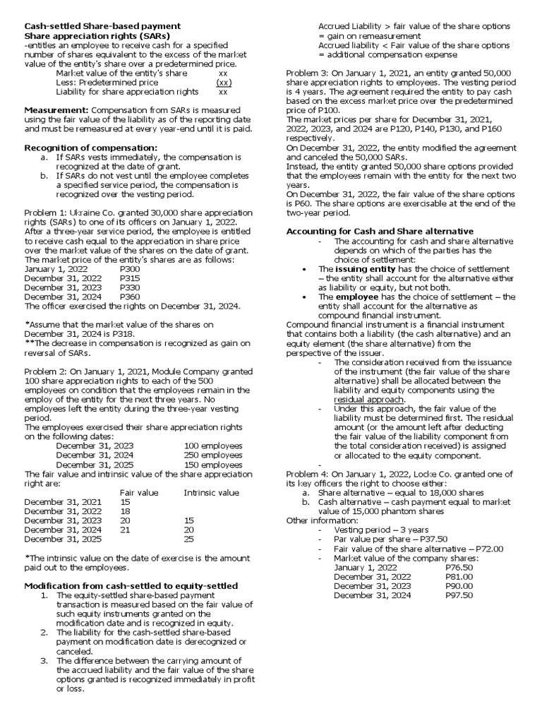 Cash Settled | PDF