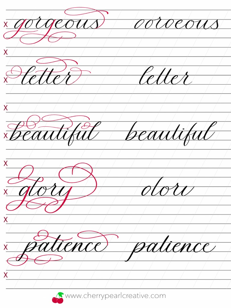 Flourish - Word Practice Worksheet | PDF