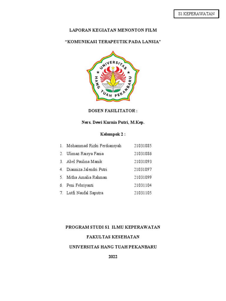 Laporan Menonton Film Anak Kel 1 | PDF