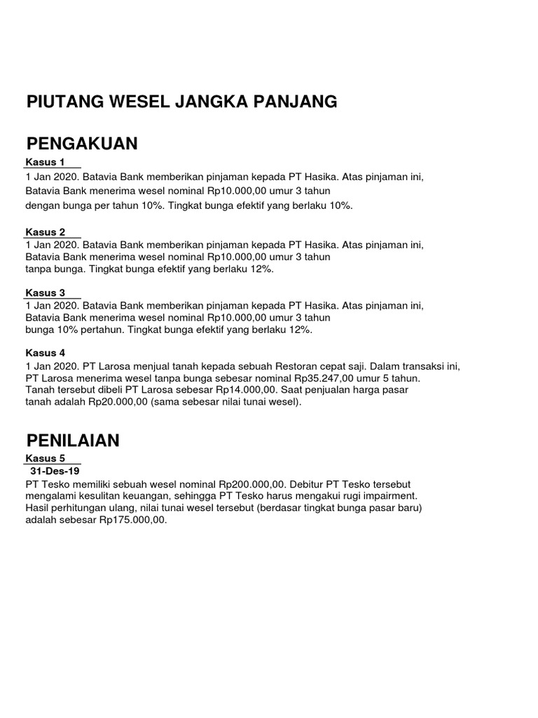 contoh wesel jk.panjang.ppt | PDF
