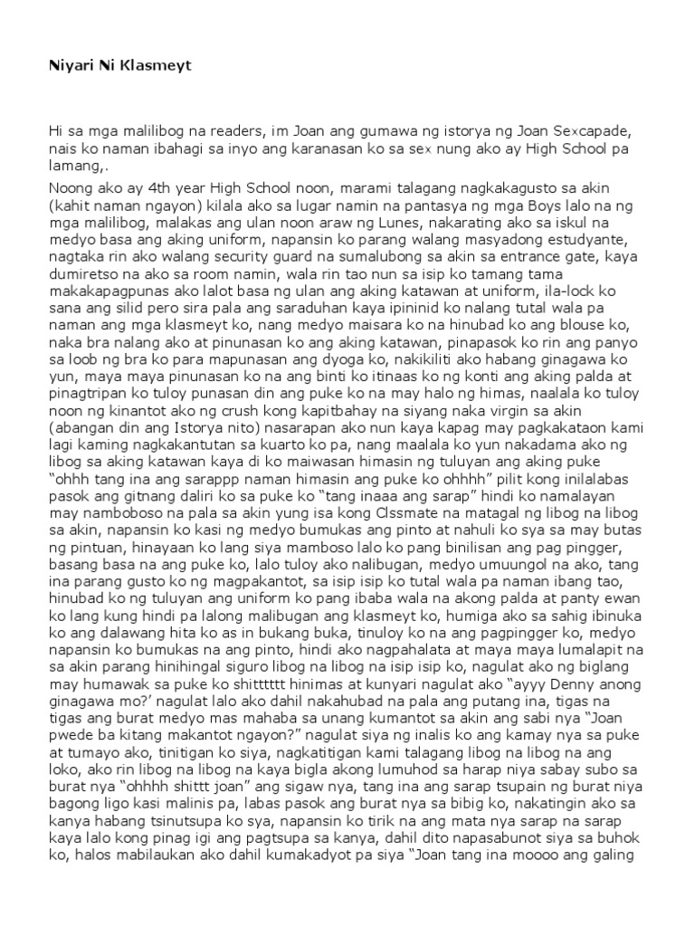 NIYARI Ni Klasmeyt | PDF