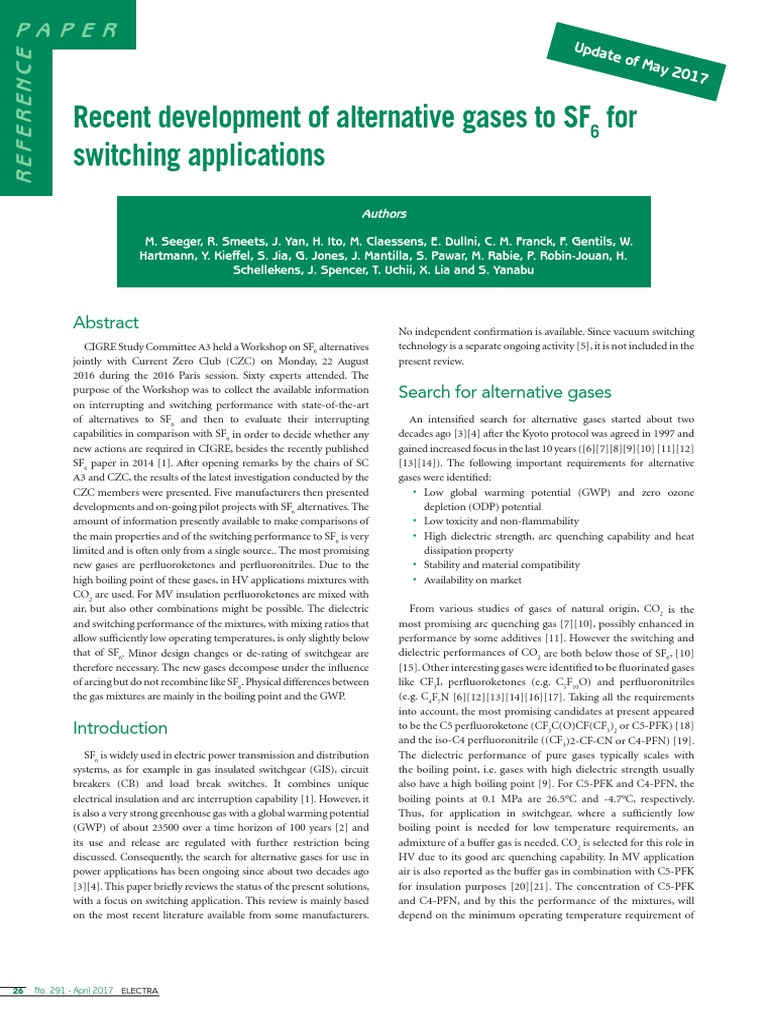 Development of Sf6 | PDF