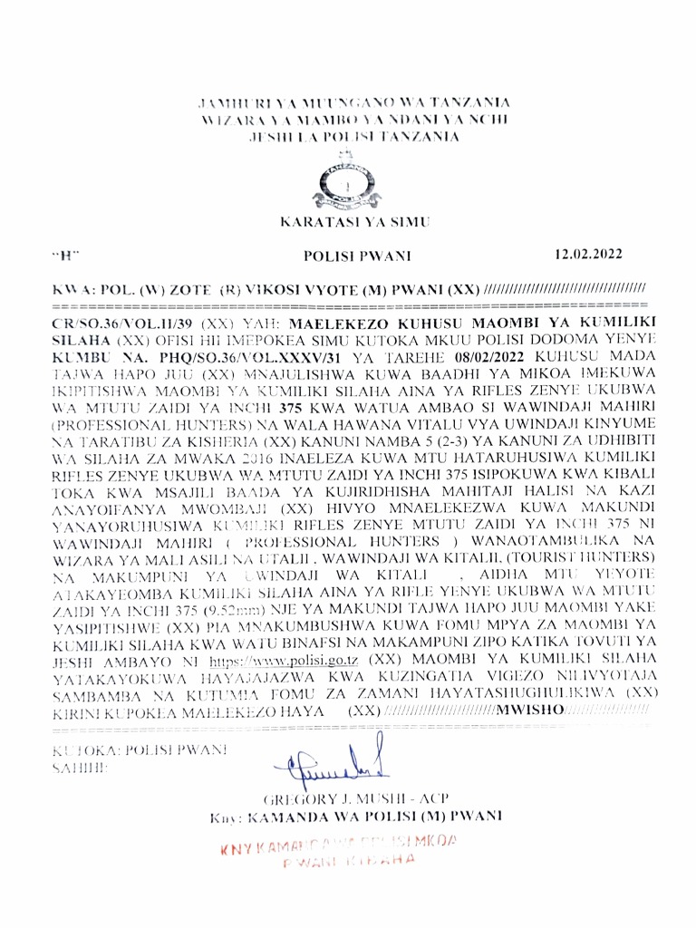 Maombi Ya Silaha | PDF