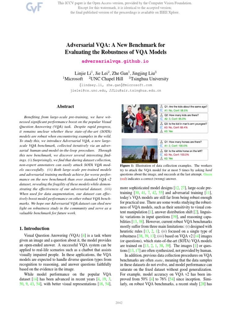 Li Adversarial VQA A New Benchmark For Evaluating The Robustness of ... Li Adversarial VQA A New Benchmark For Evaluating The Robustness of ...