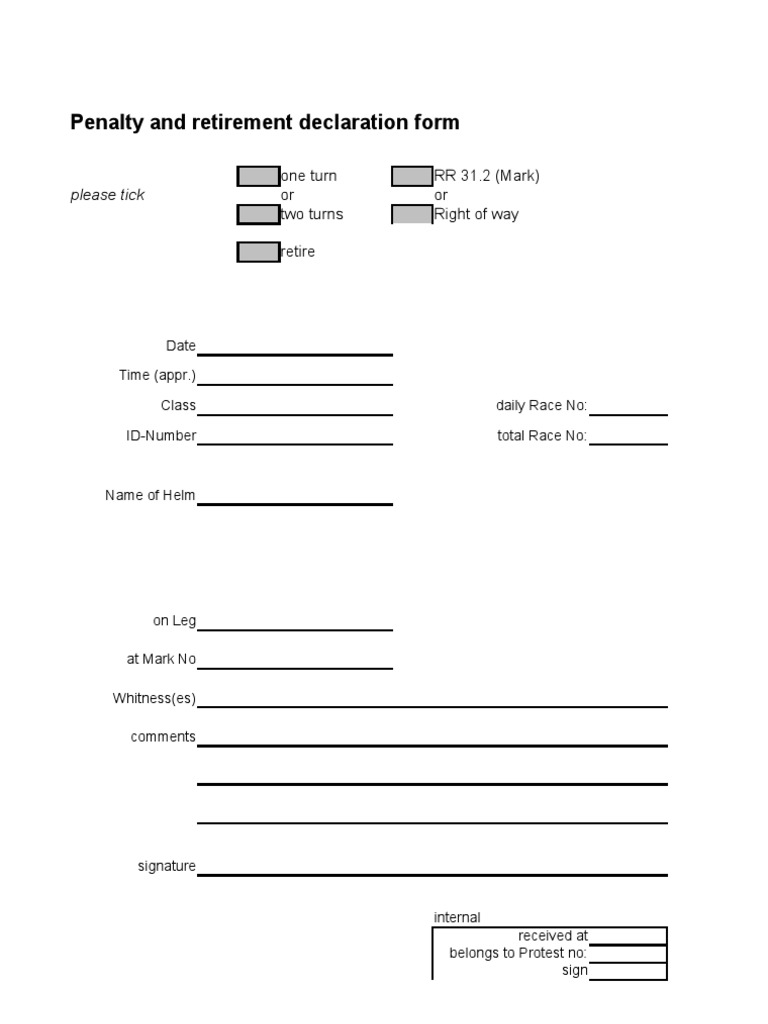 Penalty Declaration | PDF