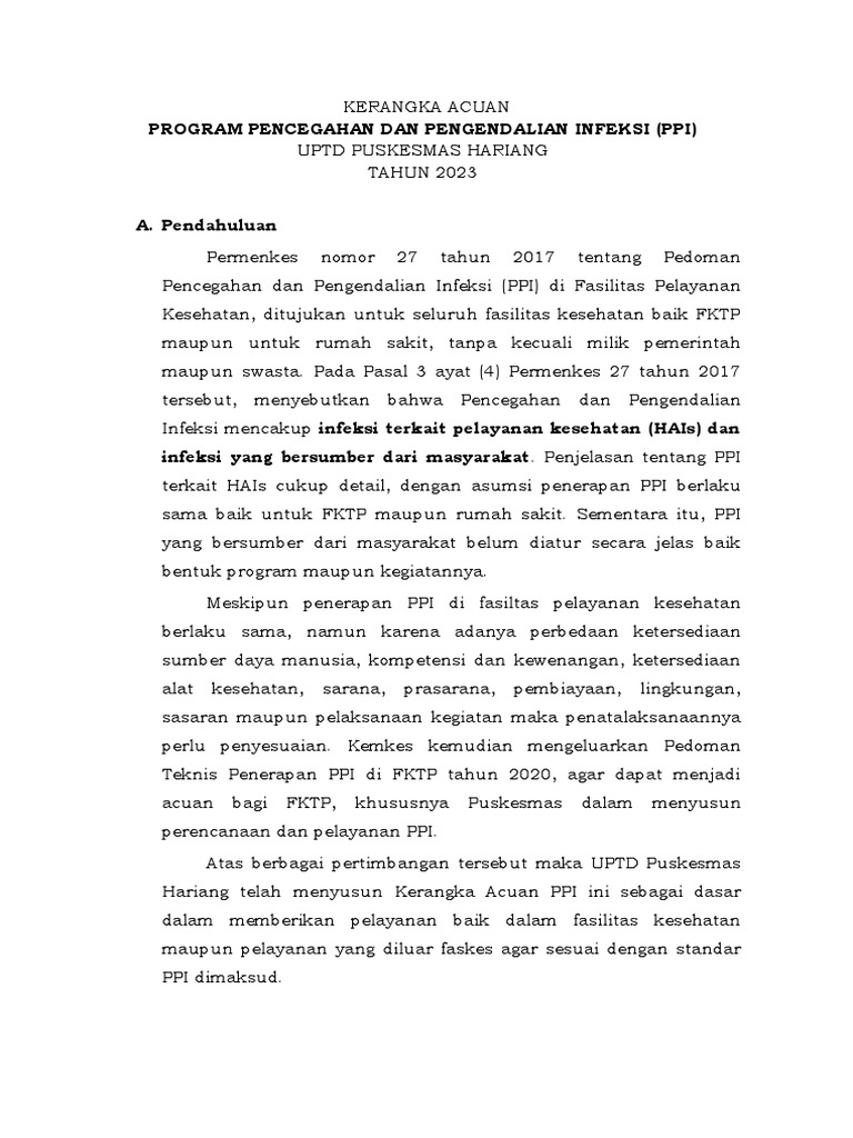 5.5.1.1 Kak Ppi PKM Hariang Revisi | PDF