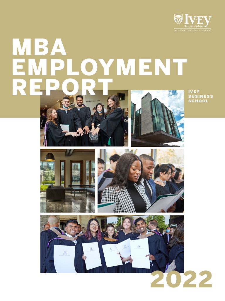Ivey MBA 2022 Employment Report | PDF | Career & Growth
