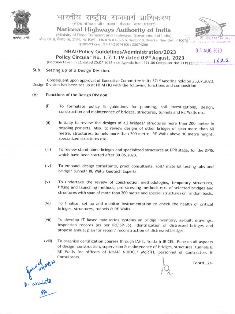 Setting Up of A Design Division | PDF