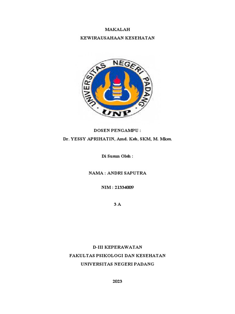 Andri Saputra - 21334009 KWU | PDF