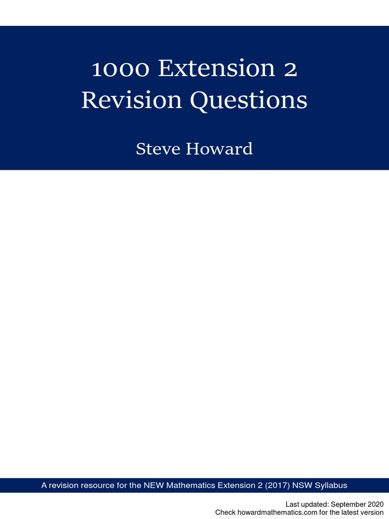 1000 Ext 2 Questions | Download Free PDF | Copyright | Numbers