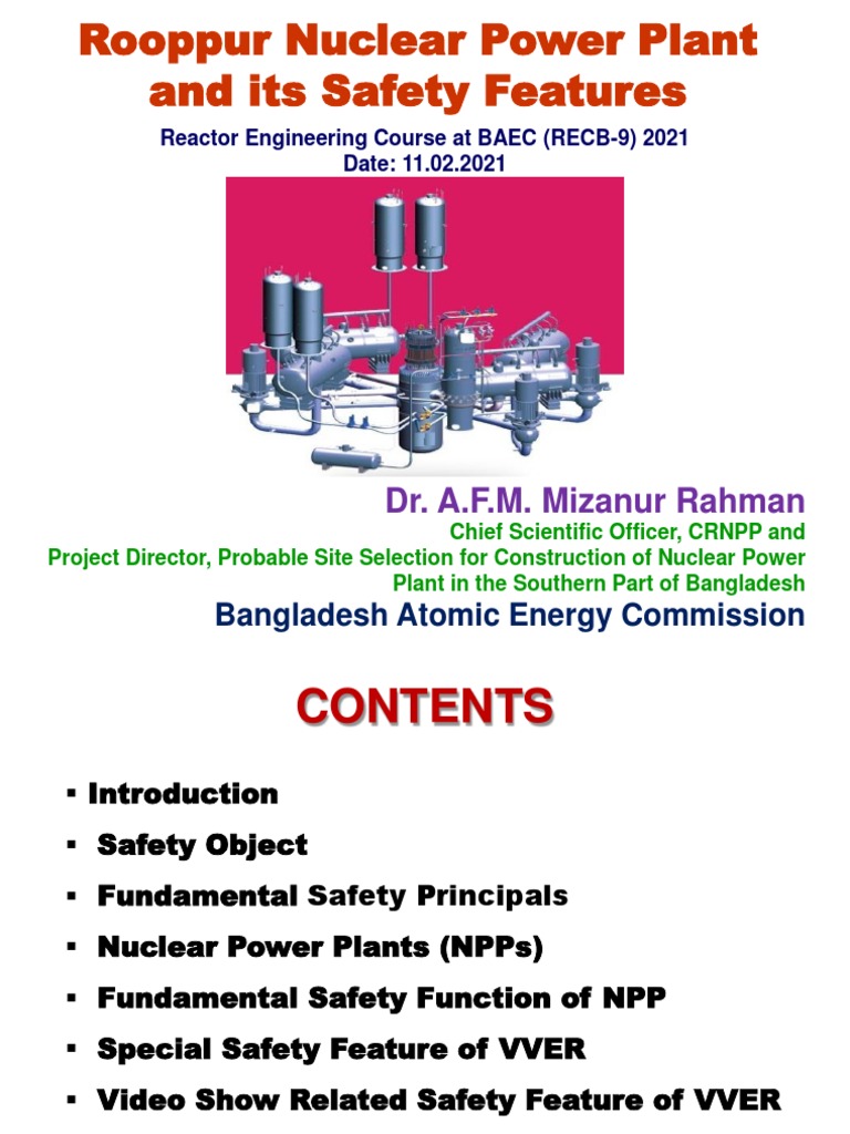 Safety Feature of RNPP | PDF | Nuclear Fuel | Nuclear Power Plant