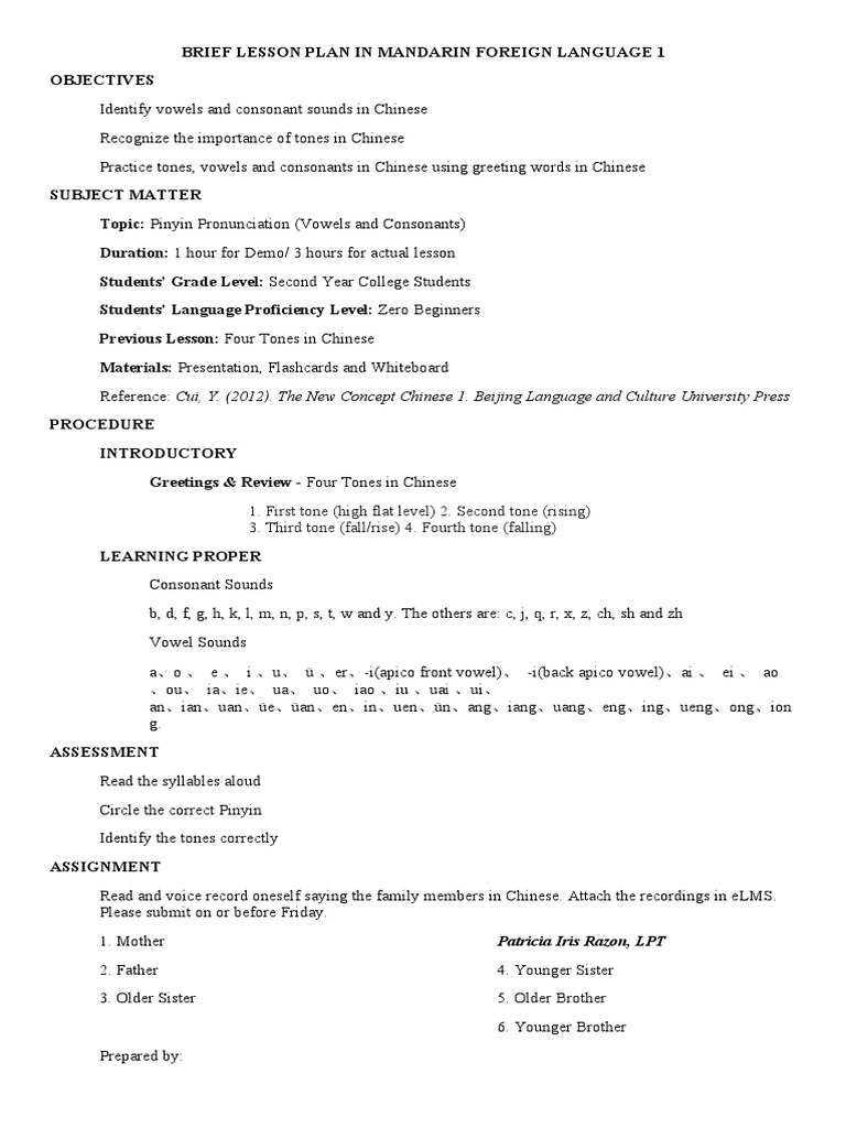 Mandarin Basics for College Beginners | PDF | Language Arts ...
