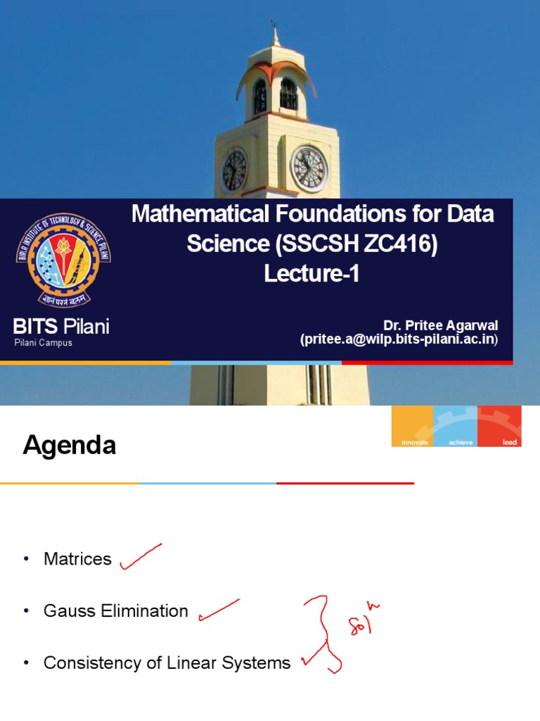 Mid Sem Merged MFDS | PDF | Matrix (Mathematics) | Vector Space
