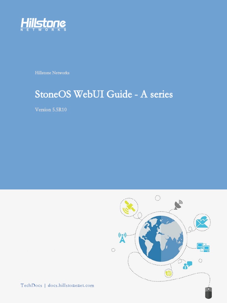 StoneOS WebUI User Guide A 5.5R10-1 | PDF