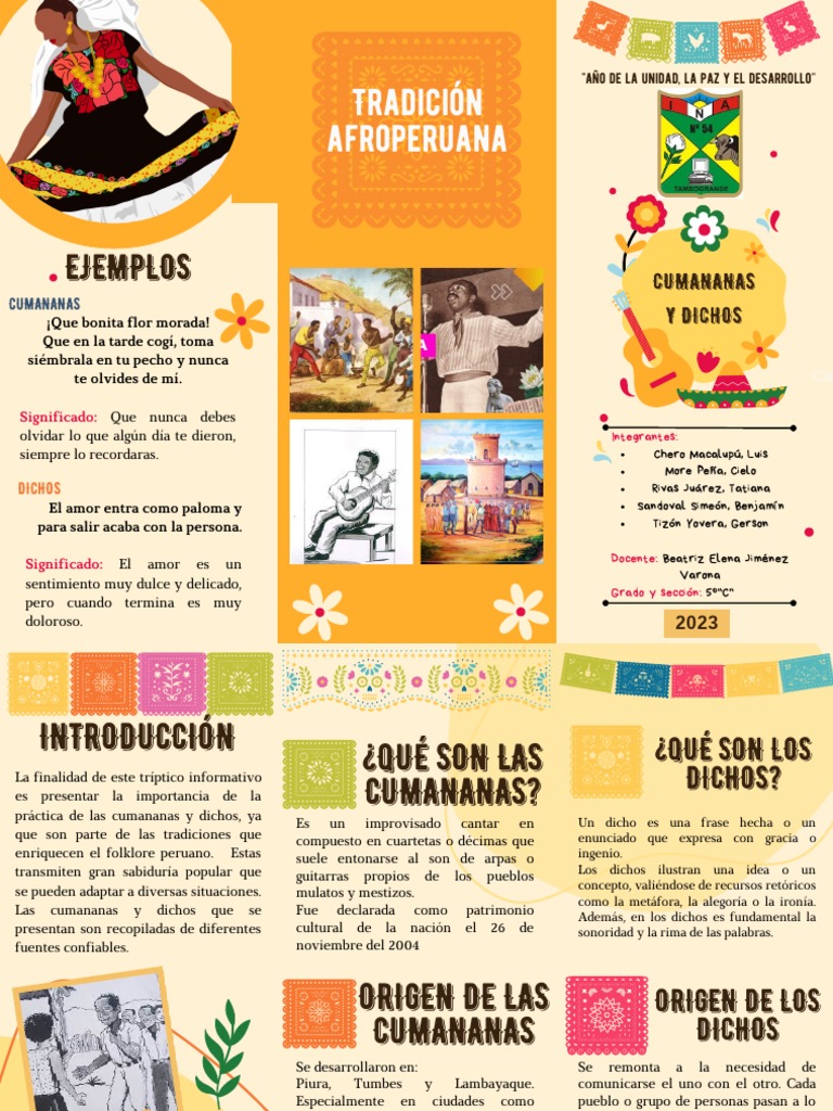 Cumananas y Dichos Peruanos para Niños | PDF