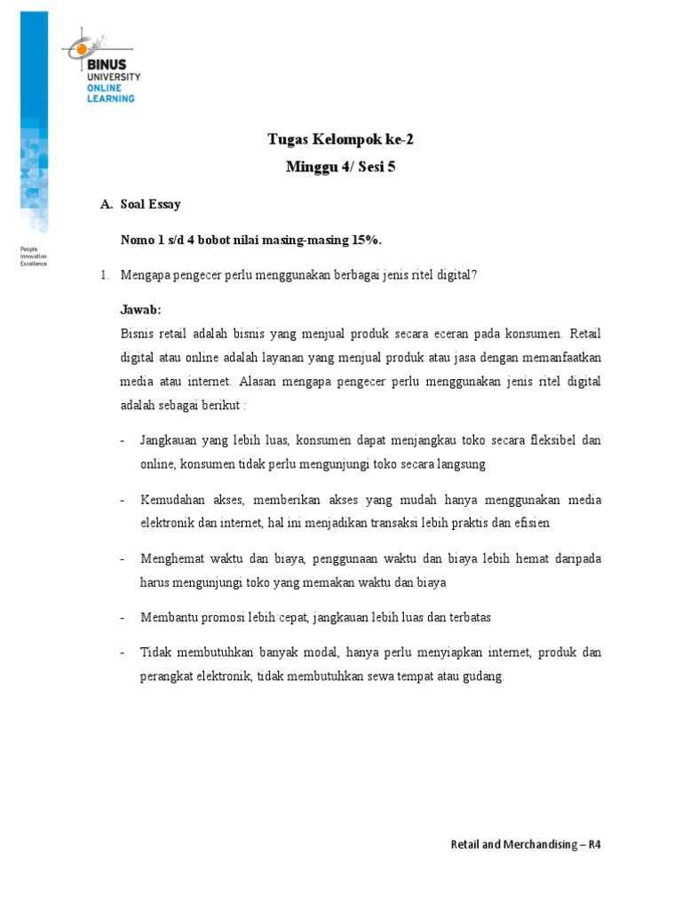 TK 2 Retail and Merchandising | PDF