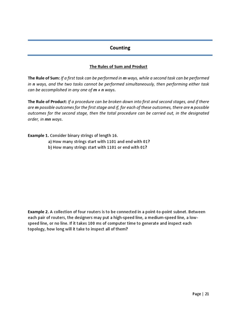 Math 1060 - Lecture 2 | PDF | Permutation | Set (Mathematics)