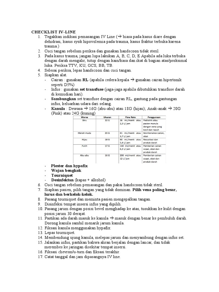Checklist Osce | PDF
