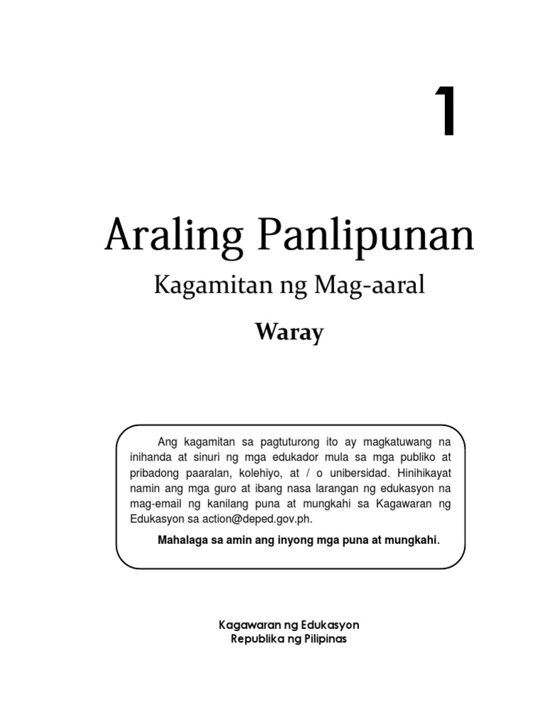1 AP - LM War Q3 | PDF