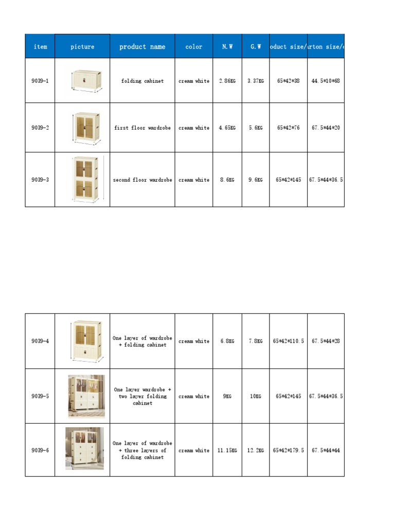 Foldable Storage Container With Wardrobe | PDF