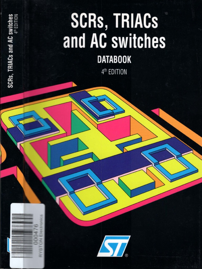 2001 Stmicroelectronics Scrs Triacs And Ac Switches Databook 4th Ed