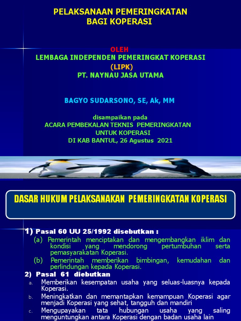 Pedoman Pemeringkatan Kop. | PDF