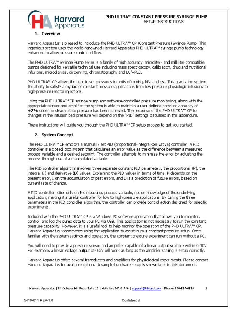 PID Pump Setup Instructions 2015 | PDF | Control Theory | Computing