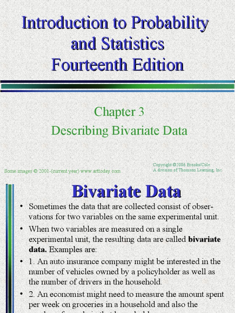 Chapter 03 Describing Bivarate Data | PDF | Scatter Plot | Dependent And Independent Variables