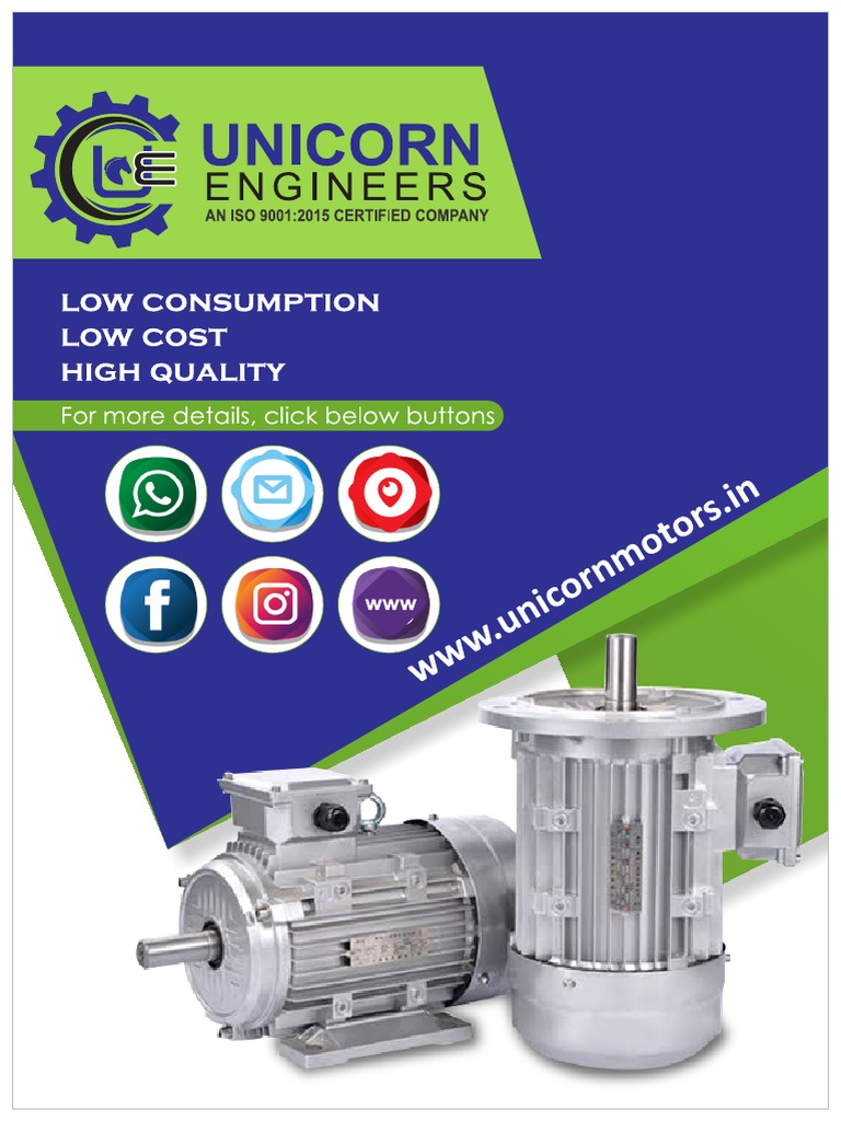 5 HP Induction Motors | PDF