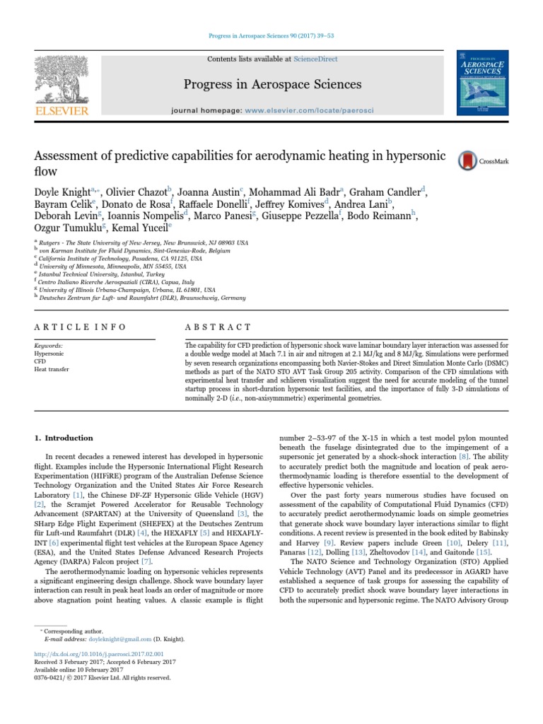Assessment of Predictive Capabilities For Aerodynamic Heating in ...