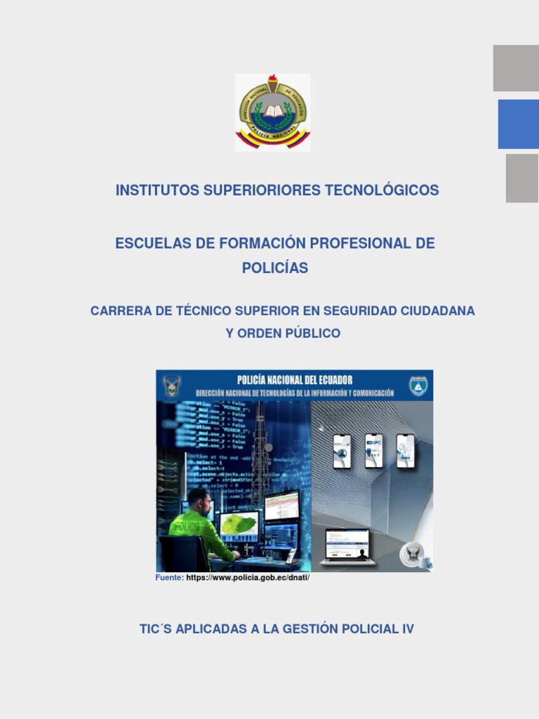 Modulo Tic's Aplicados A La Gestion Policial Iv | PDF | Alta frecuencia | Antena (Radio)