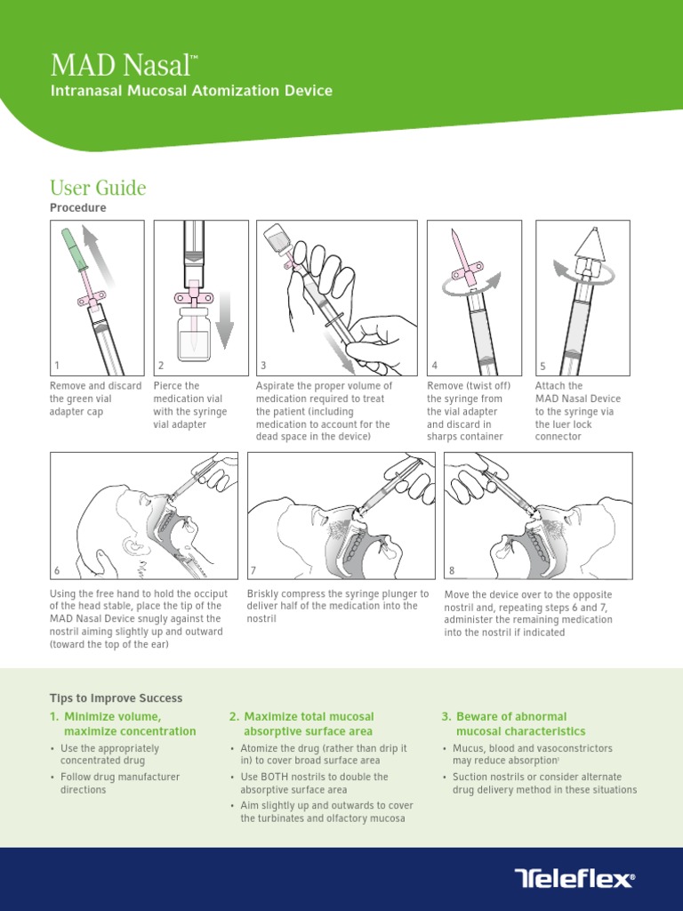 AN ATM Anesthesia-MAD-Nasal-User-Guide MC MC-001925 Rev1 | PDF